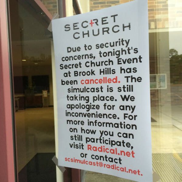 When Secret Church Became "Secret Church" - Radical